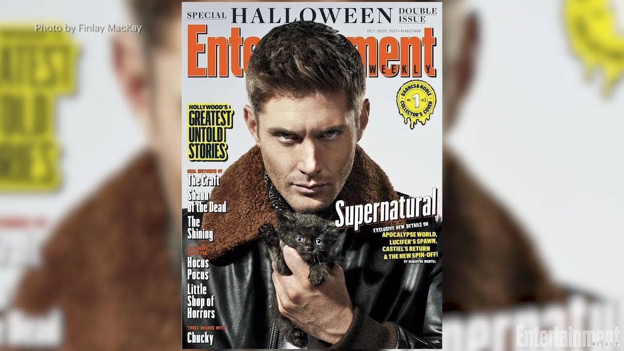 Jensen, Jared and Misha at the Entertainment Weekly cover shoot - YouTube