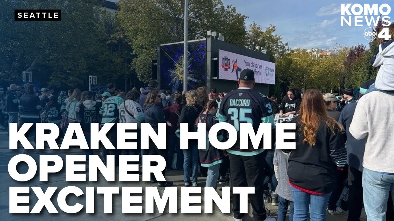 Excited fans welcome the Seattle Kraken back to the ice for season ...