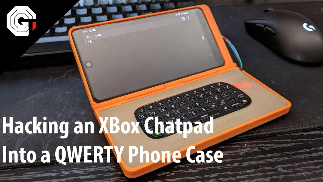 Hacking an Xbox Chatpad into a QWERTY Phone Case - YouTube