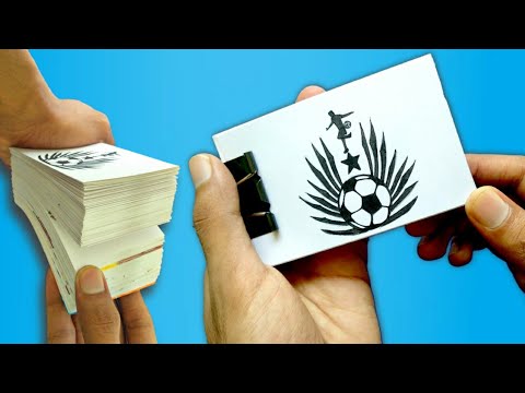 Football freestyle Flipbook Animation (My 2nd biggest Flipbook 😅) - YouTube