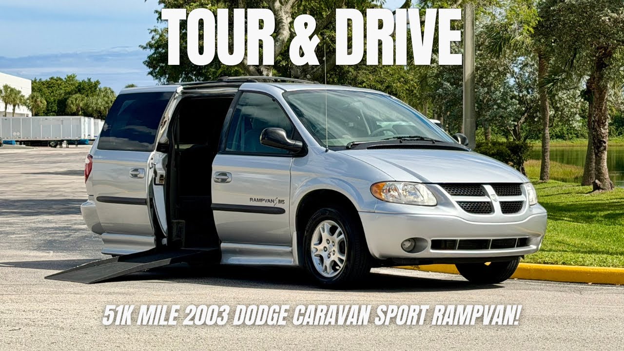 Tour & Drive: 51k Mile 2003 Dodge Caravan IMS Braun Rampvan Handicap ...