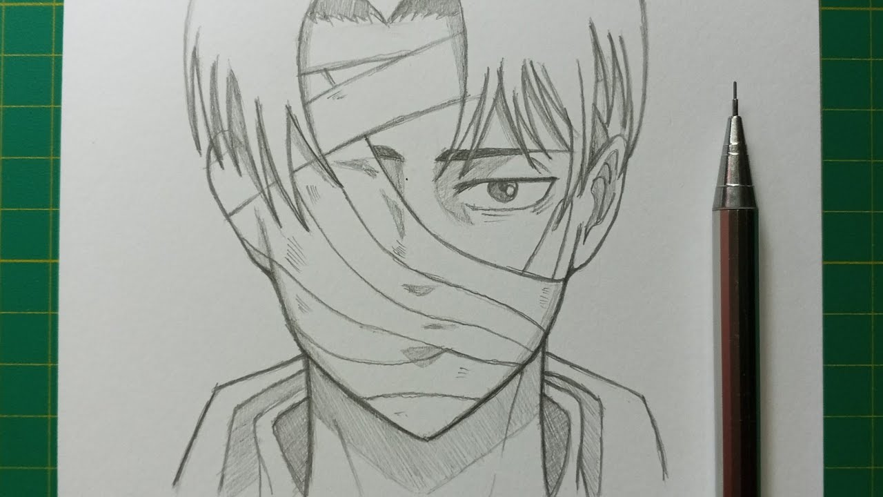 How to draw Levi Ackerman step by step | Attack On Titan - YouTube