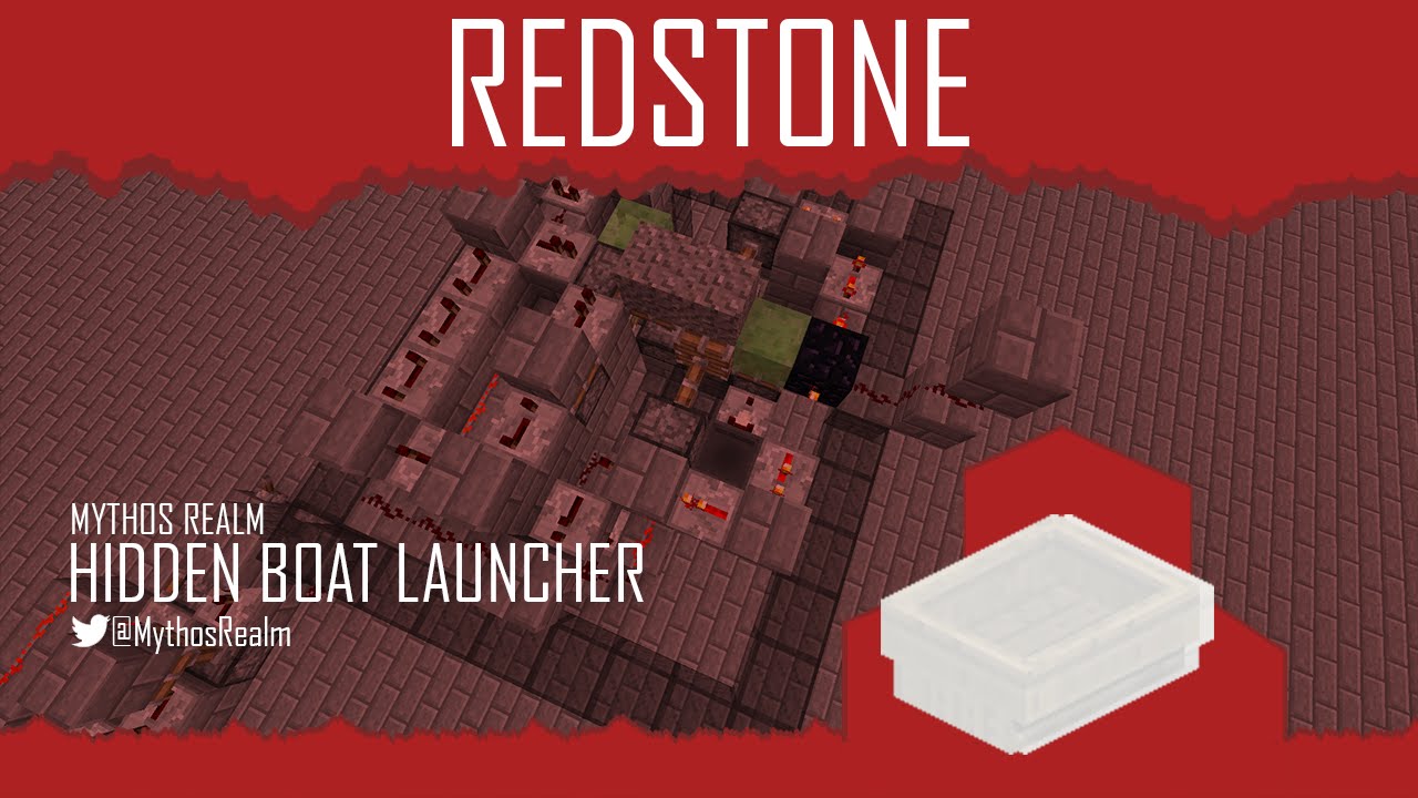 Minecraft :: Flush to the Seabed Boat Launcher - YouTube