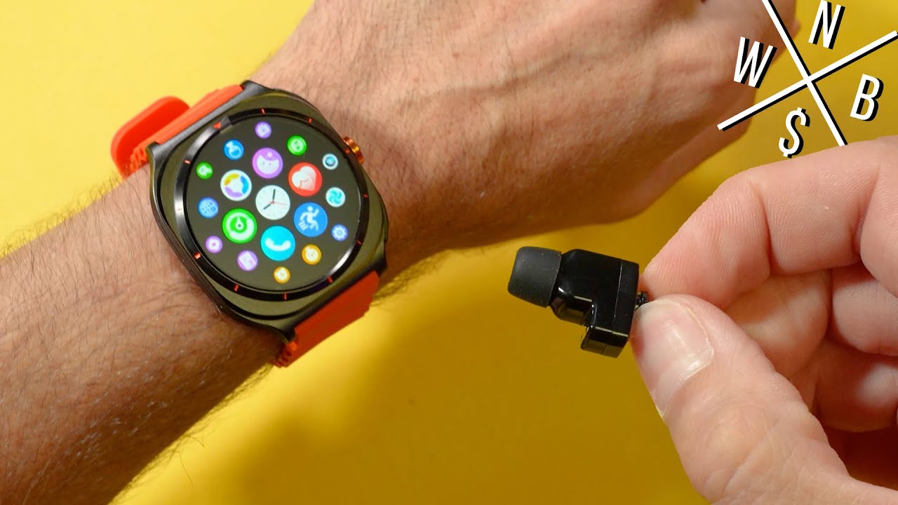 Smartwatch w/ Earbuds - Unboxing & Review - YouTube