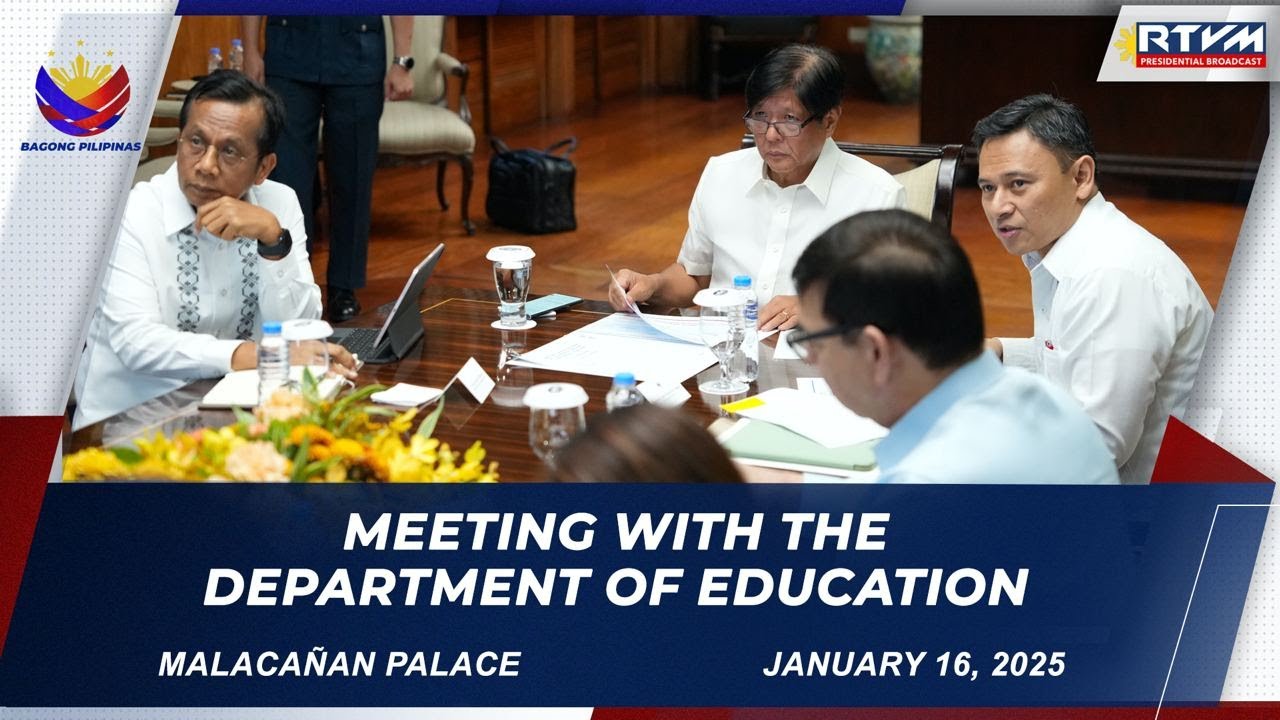Meeting with the Department of Education - YouTube
