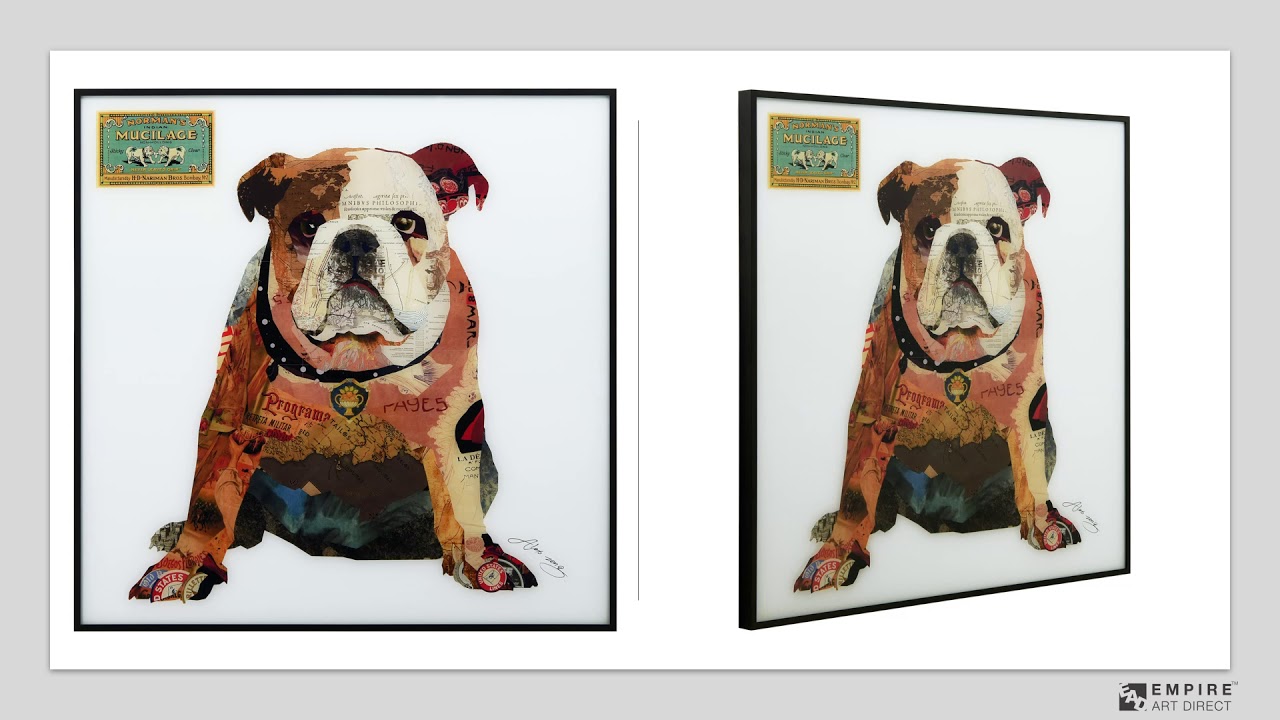 Empire Art Direct's Alex Zeng Collage Reverse Printed Art Glass ...