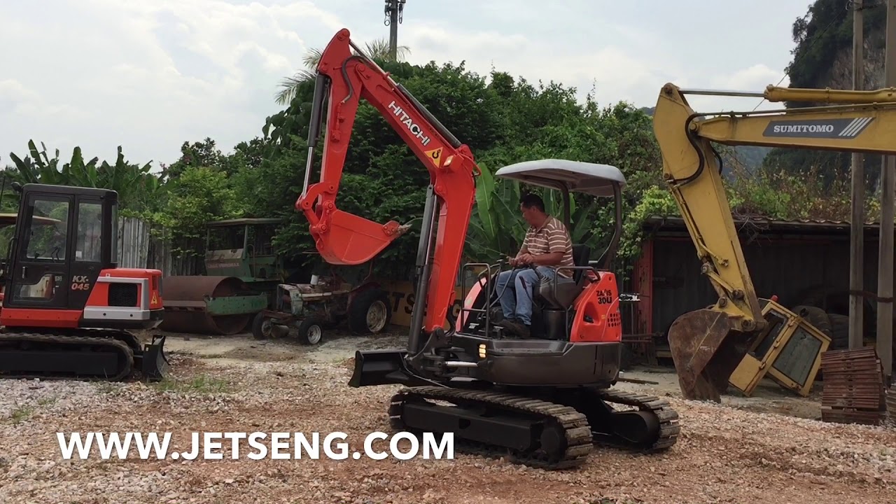 HITACHI ZX30U HCM1LB00V000957XX MINI EXCAVATOR - YouTube