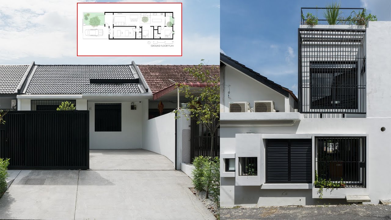 Malaysia Modern Single Story Home Design 26 Unique Terrace House