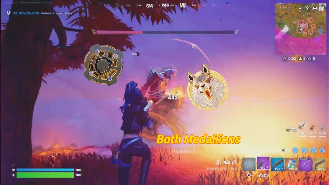 Getting a win with both medallions in chapter 6 season 2 - YouTube