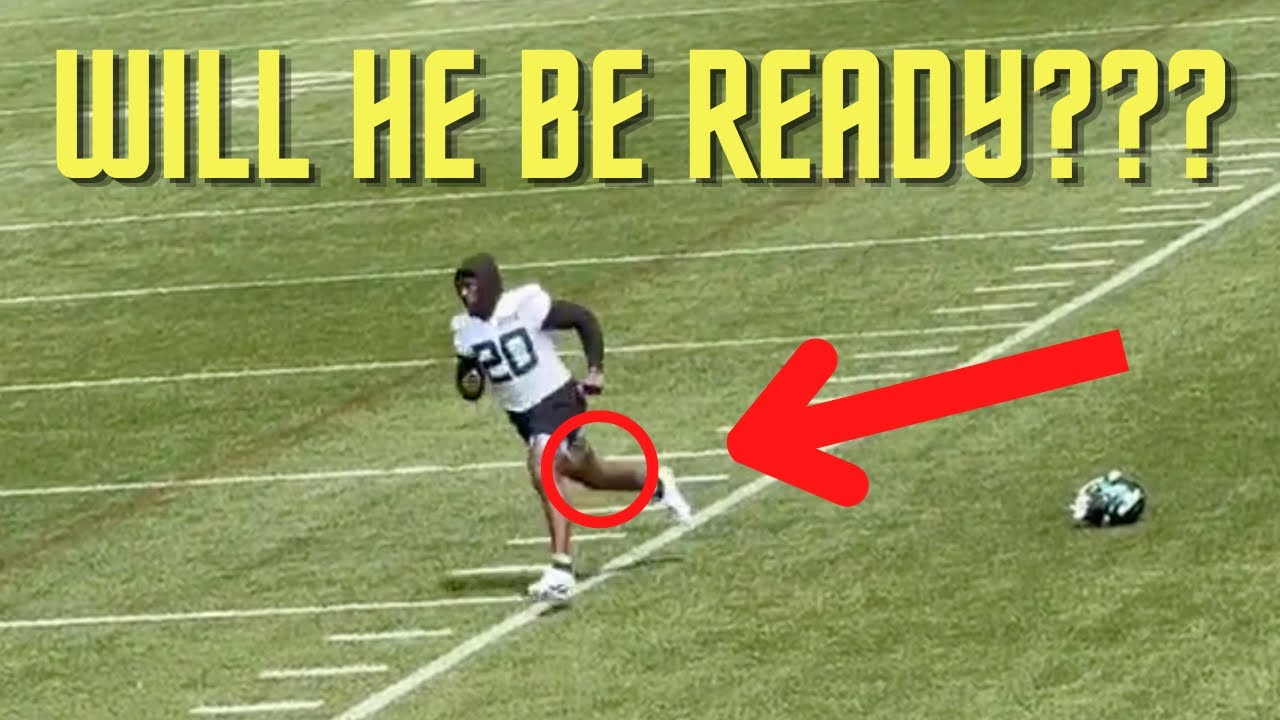 Breece Hall Is He HEALTHY?? Will He Be READY?? Workout OTAs Minicamp ...