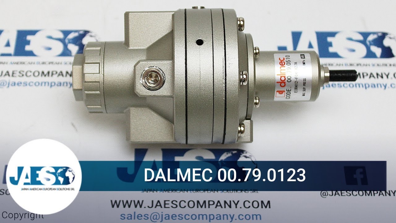 DALMEC 00.79.0123 - Pneumatic relay - Relé pneumatico - YouTube