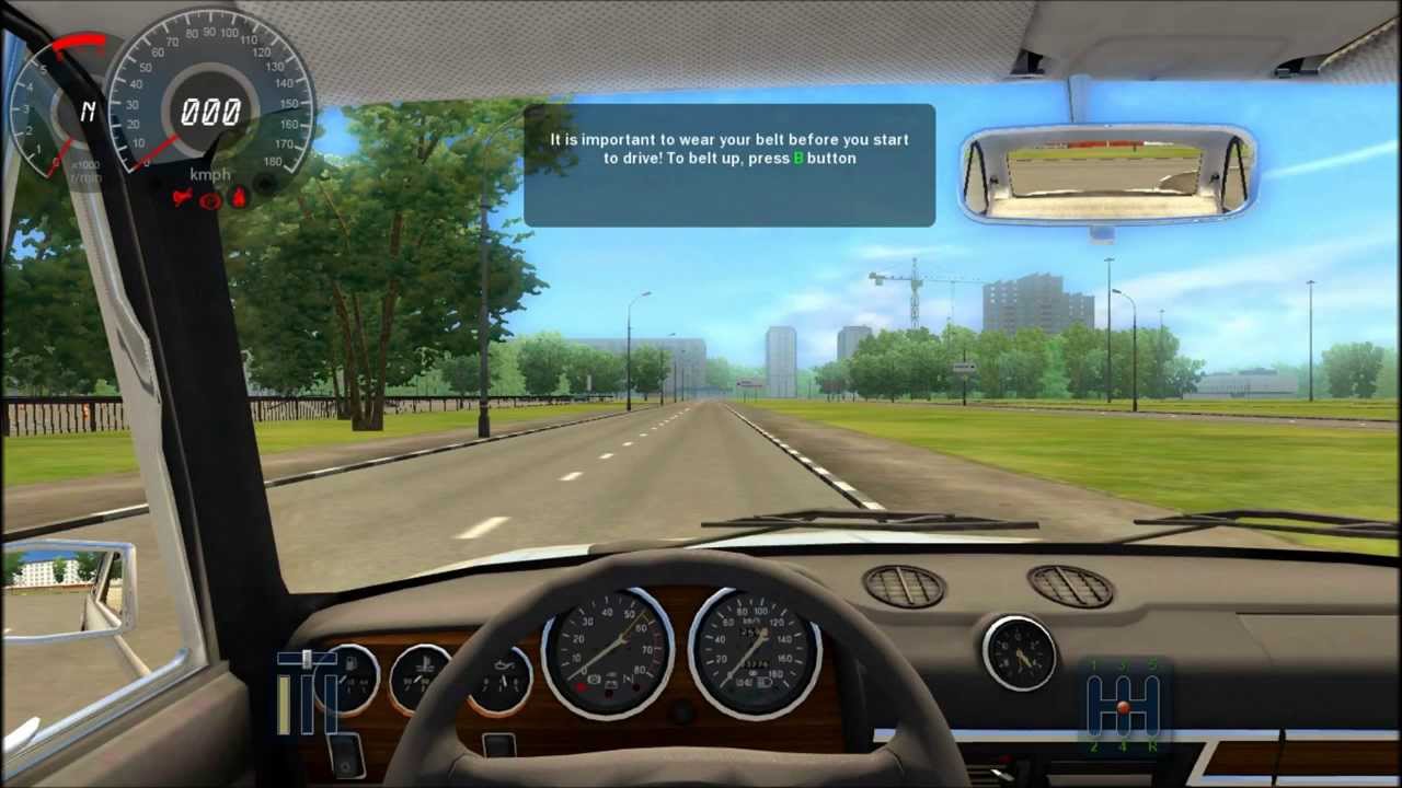 City Car Driving 1.2.2 Mission 1 - YouTube