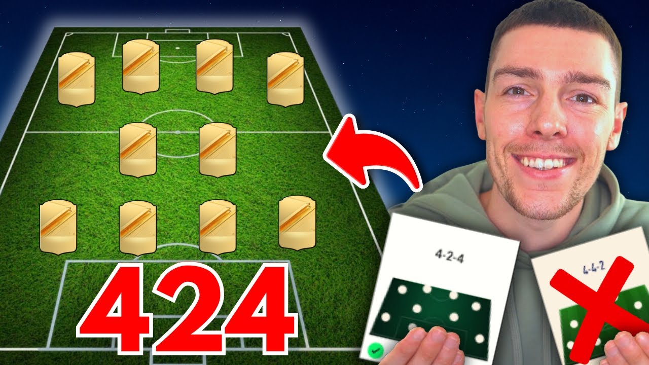 424 = BETTER Than 442?!🚨💣 *BEST FC 24 CUSTOM TACTICS* - YouTube