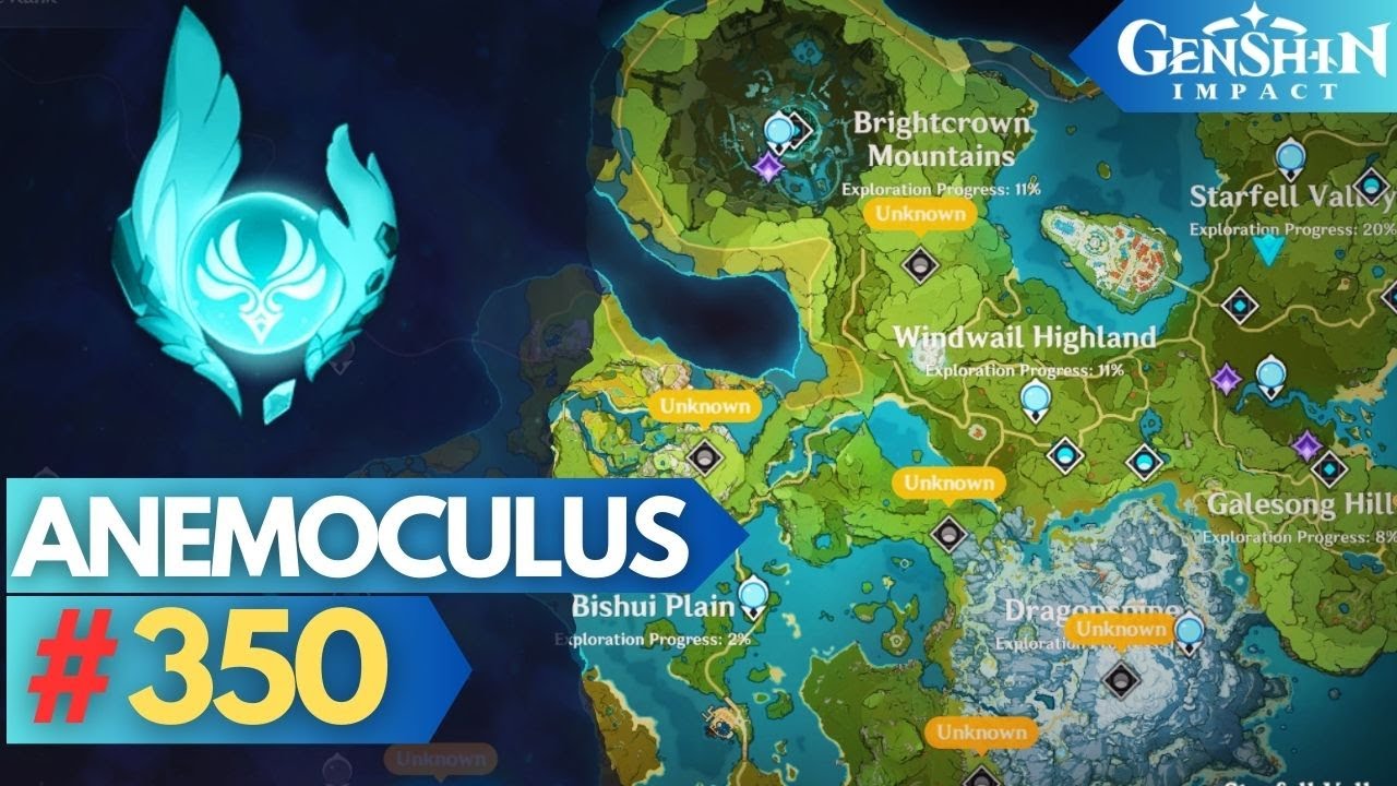 Anemoculus Location #350 Genshin Impact - YouTube
