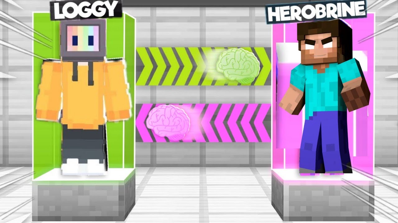 LOGGY BECAME HEROBRINE IN MINECRAFT | Chapati Hindustani Gamer ...