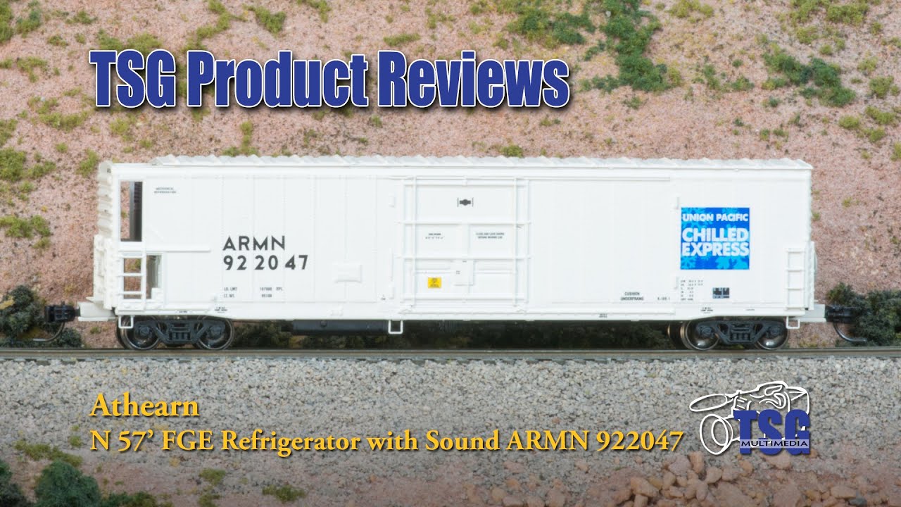 N Scale Reefer With Sound Athearn Product Review - YouTube