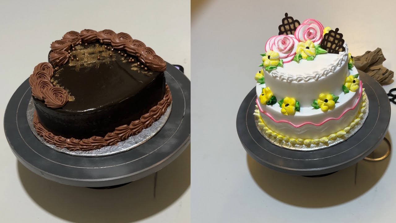 Perfect Rosette Cake Design | Beginner Friendly - YouTube