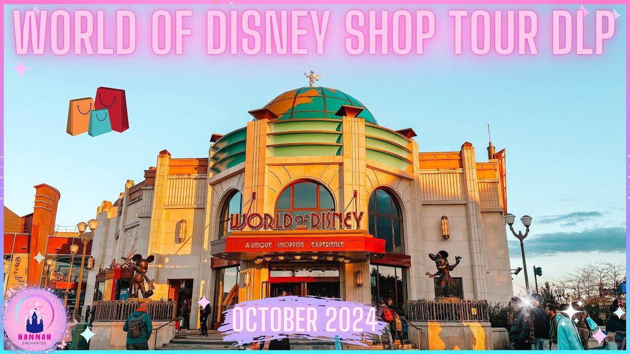 World Of Disney Shop Tour Vlog Disneyland Paris Disney Village October ...