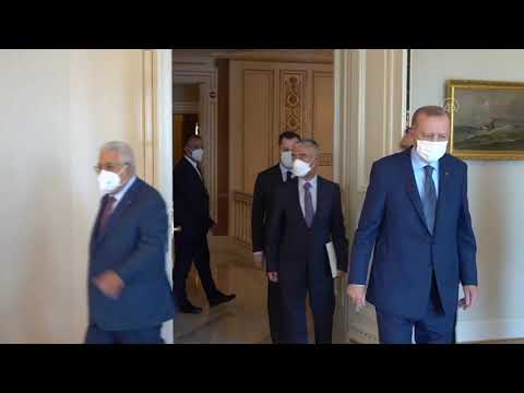 Cumhurbaşkanı Erdoğan ile Filistin Devlet Başkanı Abbas görüştü