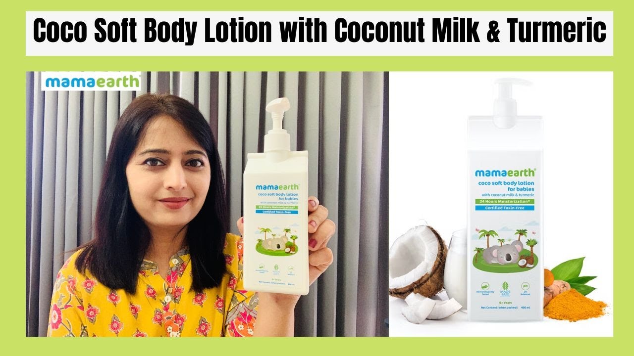 *new* mamaearth Coco Soft Body Lotion for with Coconut Milk & Turmeric ...