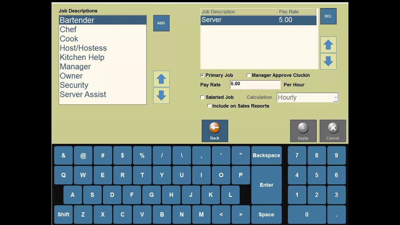 2TouchPOS New Employee Set Up - YouTube