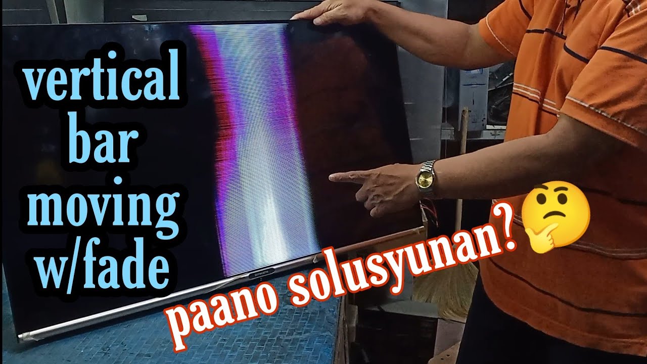 How to repair a vertical bar moving with fade...| SKYWORTH - YouTube