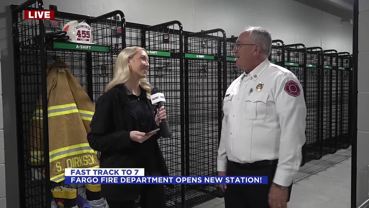 Fargo Fire Department Opens New Station - 6:53am Update - YouTube