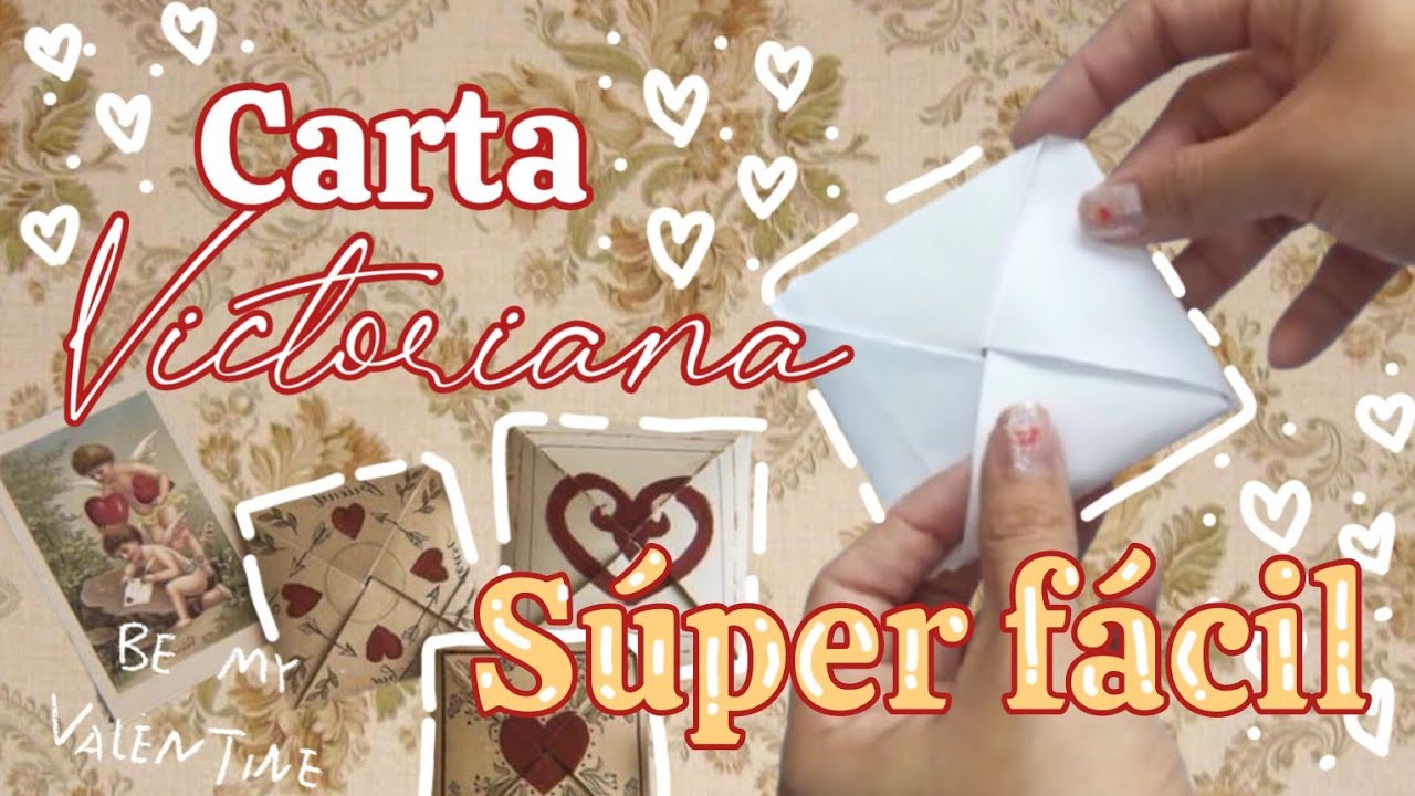 Cómo hacer una carta victoriana súper fácil y rápido 🎉💌 | mini tutorial ...