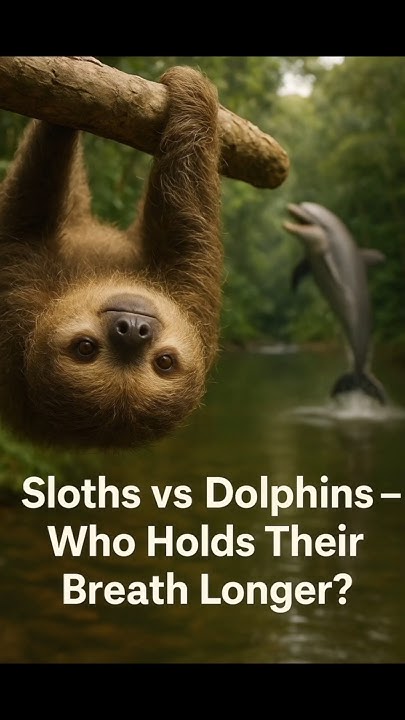 Sloths Hold Their Breath Longer Than Dolphins?!!! 😮🦥🐬 #sea #science # ...