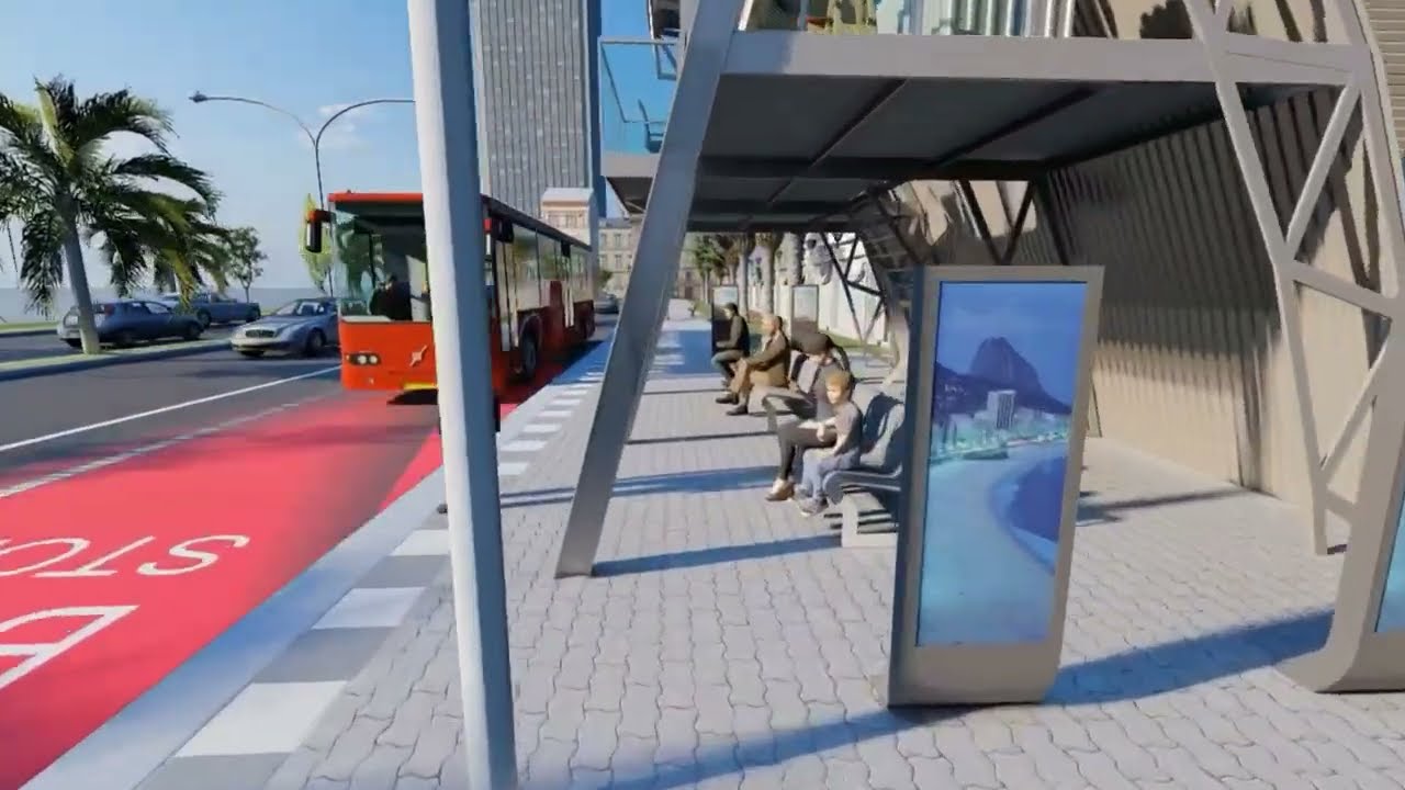 KONSEP HALTE BUS - KENCANA - YouTube