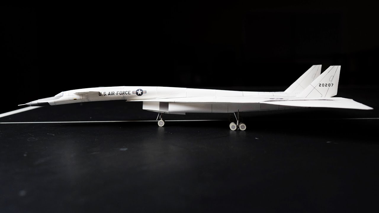 XB-70 Valkyrie | Murph's Models Papercraft - YouTube