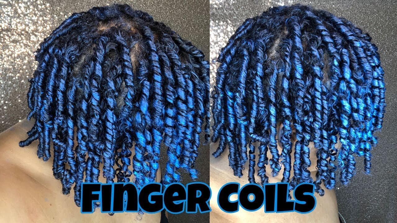 QUICK & EASY FINGER COILS - YouTube