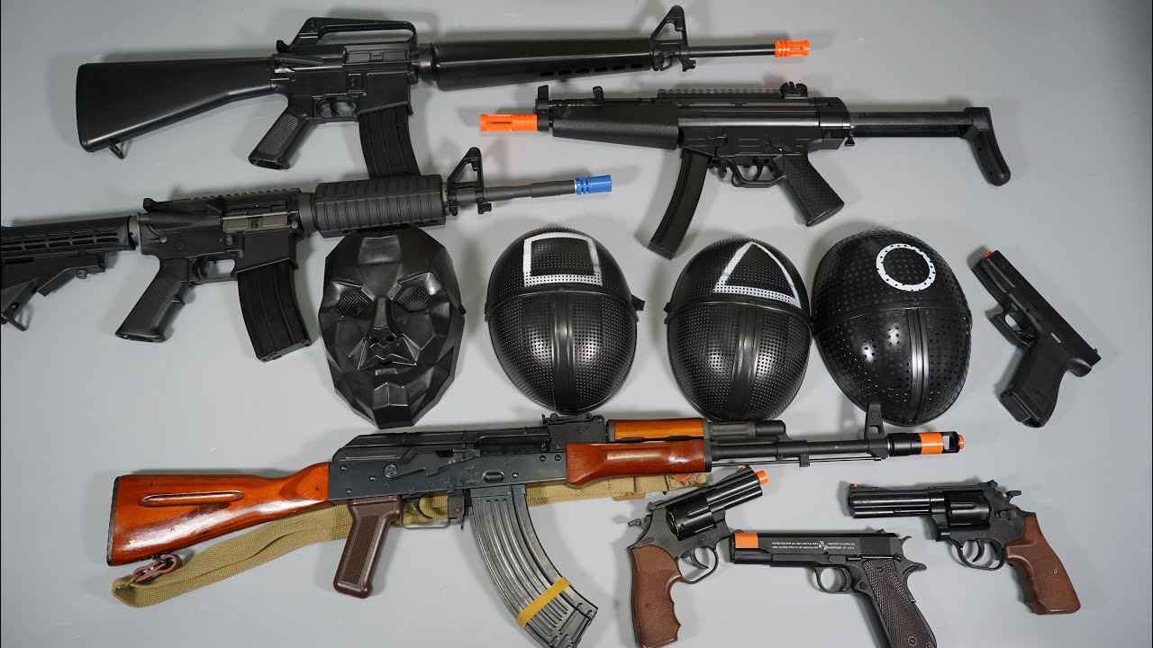Squid Game Season 2 Appearing Toy Gun - Airsoft AK47 and MP5 - M4 ...