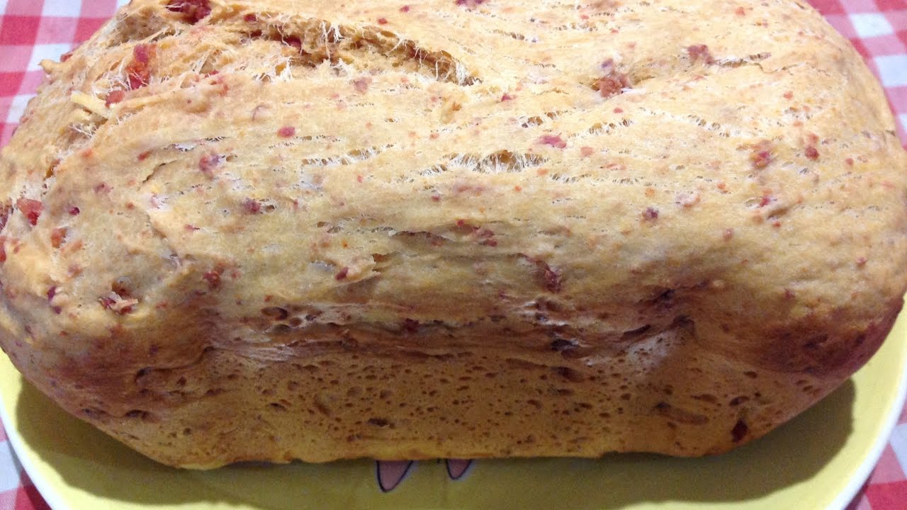 Pan De Chorizo En Panificadora - YouTube