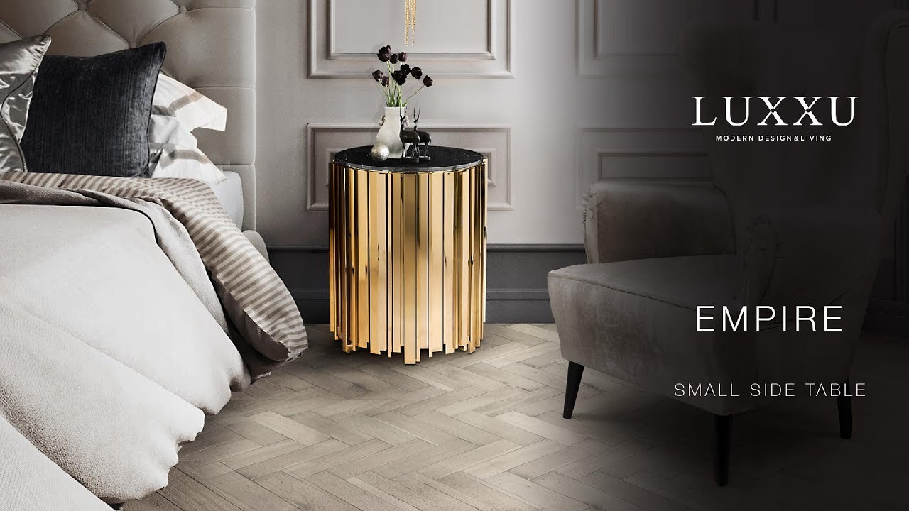 Empire Small Side Table I Luxxu Modern Design&Living - YouTube
