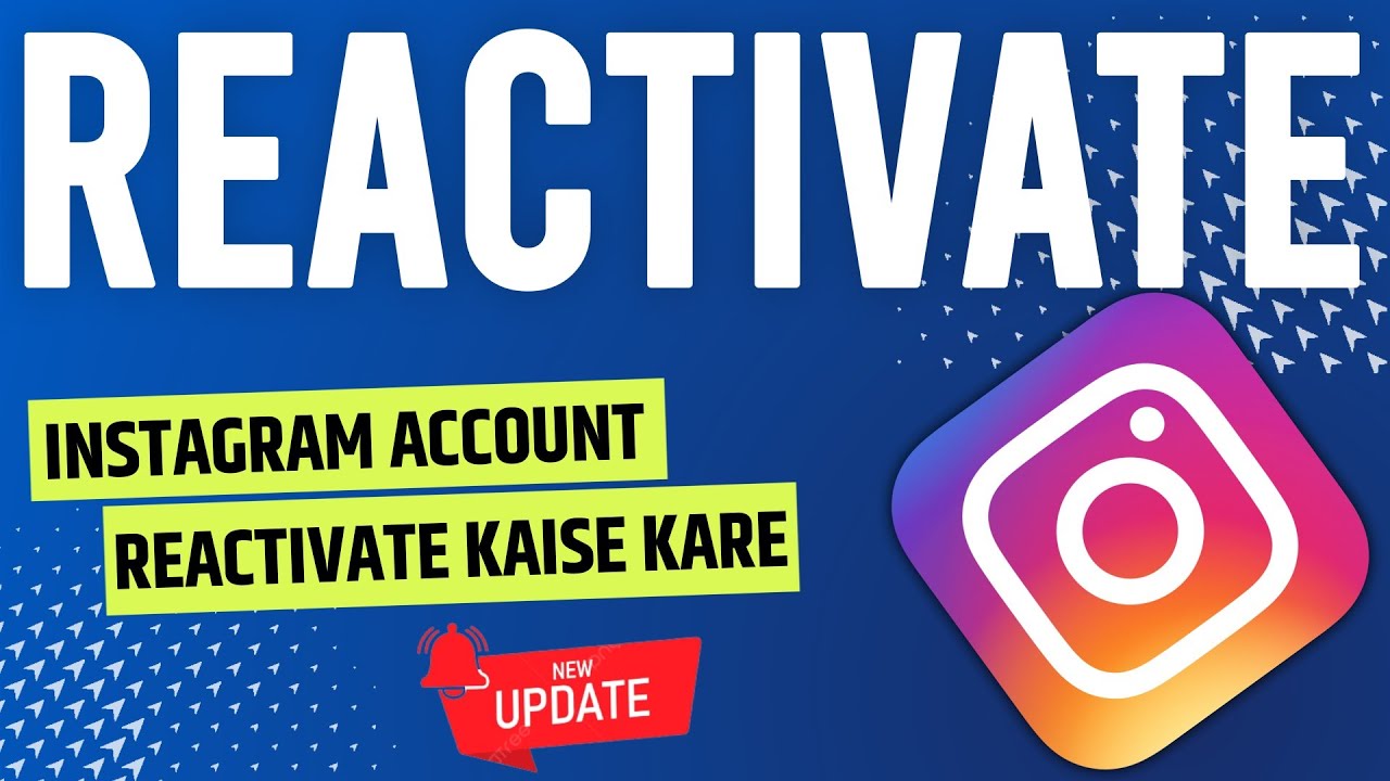 How to Reactivate Instagram Account 2024 | How to Recover Instagram Account after Deactivation ...