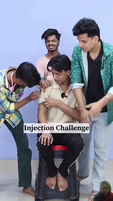 Injection challenge #shorts #comedy #funny #entertainment #podcast # ...
