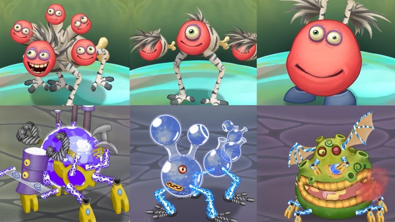 WUBBOX Monsters Ethereal Workshop VS RawZebra Monsters | My singing ...