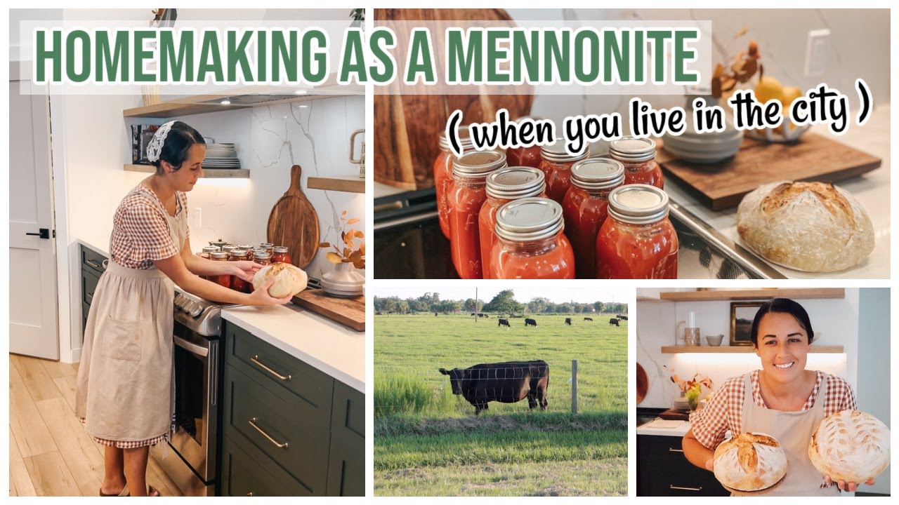 Mennonite Homemaker Days in my Kitchen! | Early Fall Canning & Baking ...