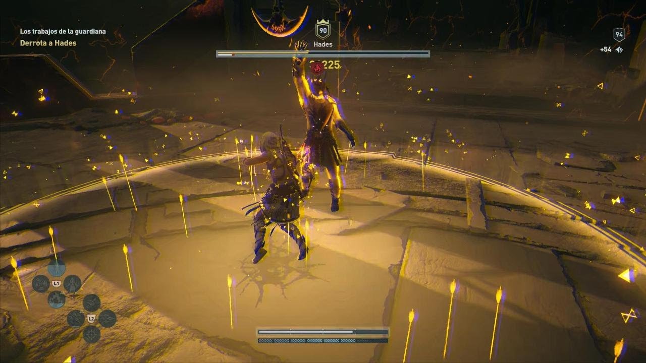 Assassin's Creed Odyssey-Gran pelea con Ades !! - YouTube