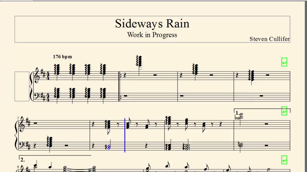 Sideways Rain - YouTube