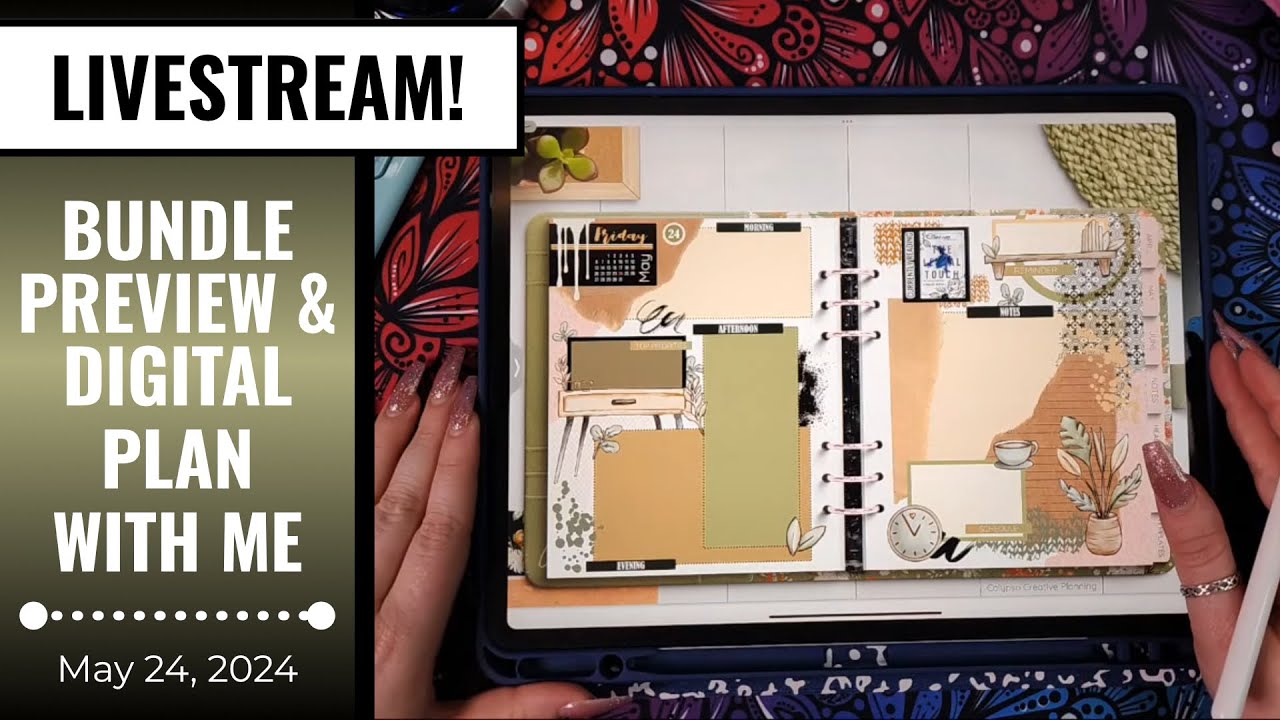LIVESTREAM // June Bundle Preview + Daily Spread / May 24, 2024 - YouTube