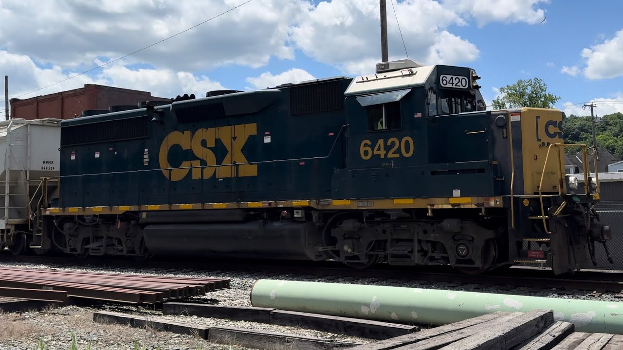 CSX Local with my buddy as Engineer! Ravenswood WV 5/07/24 - YouTube