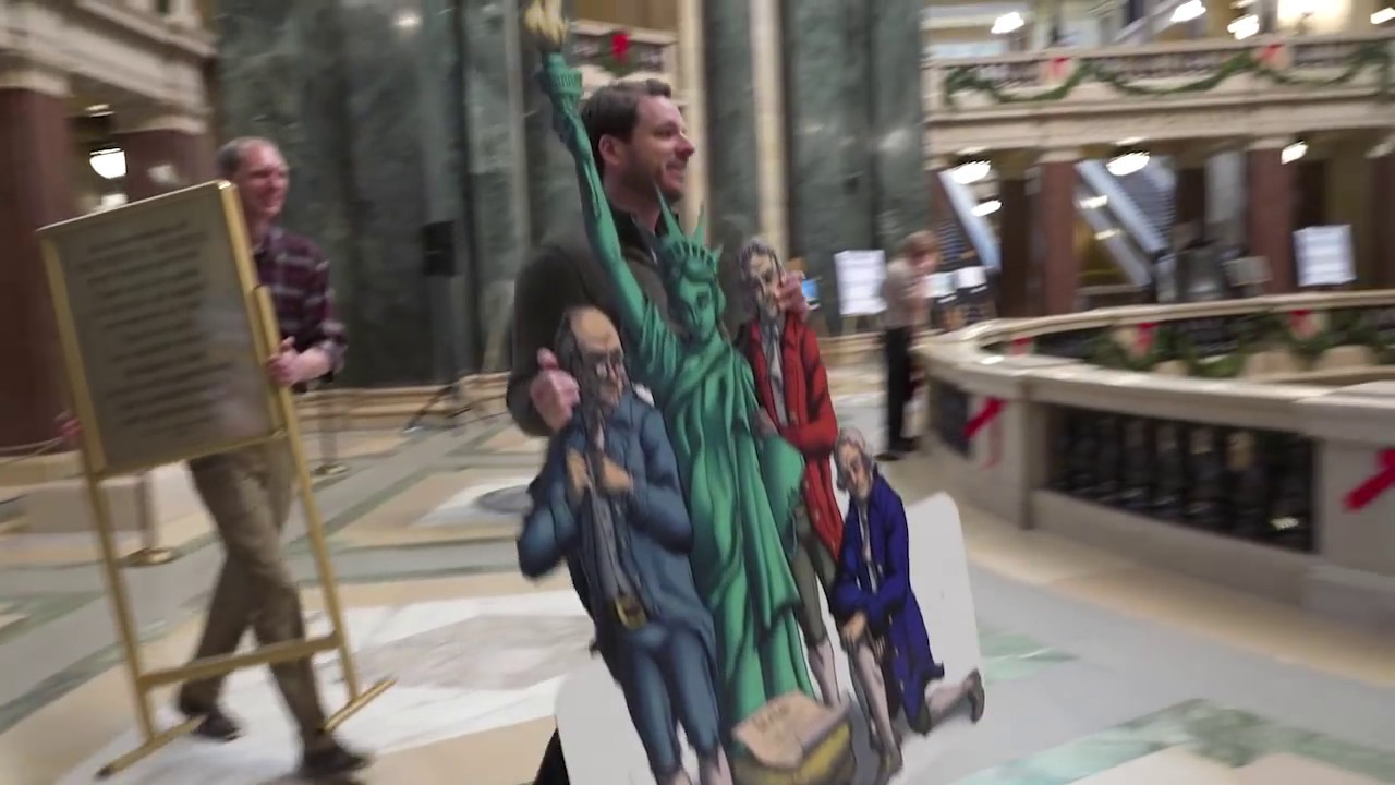 Solstice Display at WI Capitol - YouTube