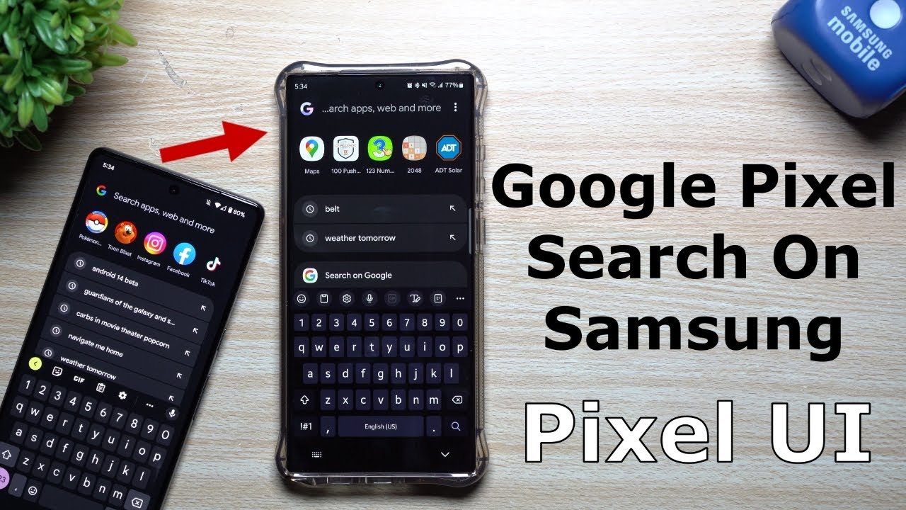 The Pixel Search UI Is Now Available For Your Samsung Device! - YouTube