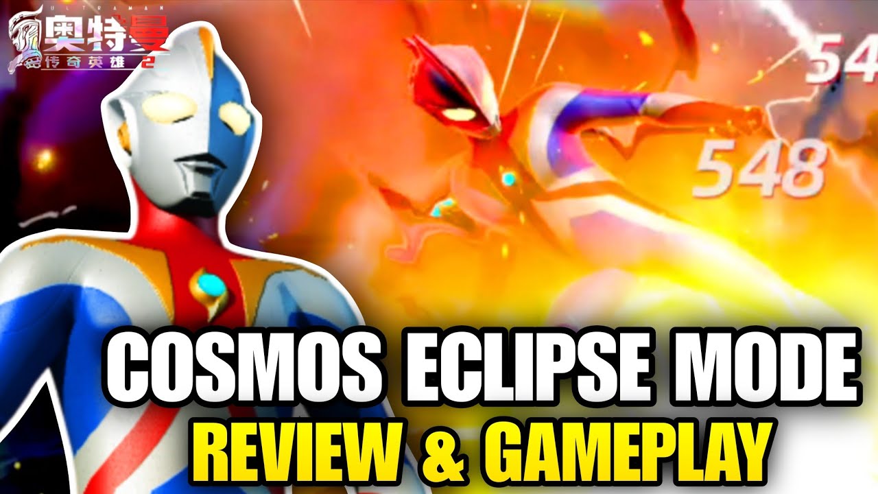 Ultraman Cosmos Eclipse Mode Review & First Gameplay 🔥💥 || Ultraman ...
