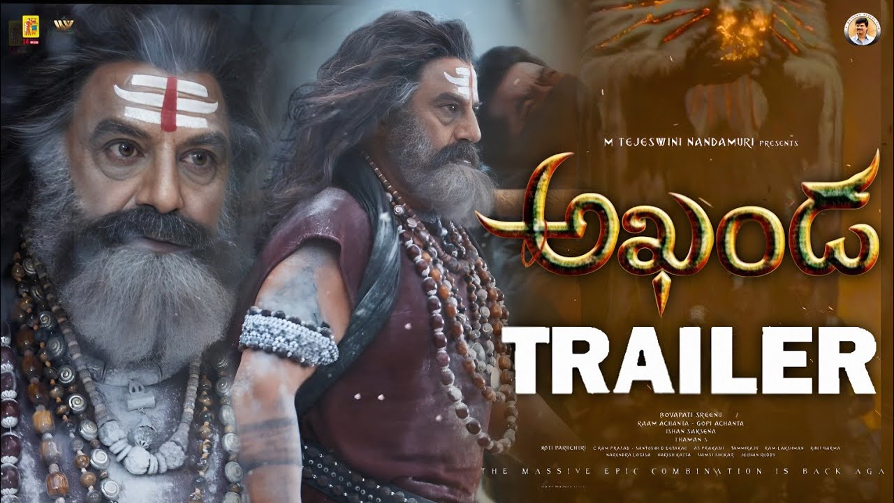 Akhanda 2 - Trailer | Akhanda2 Thaandavam | Nandamuri Balakrishna ...