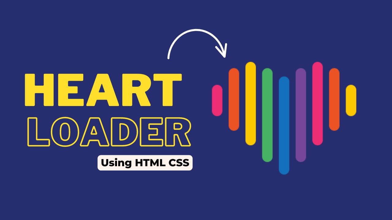 Heart Loading Animation Effects Using Html And Css Heart Loader Css Youtube 9559