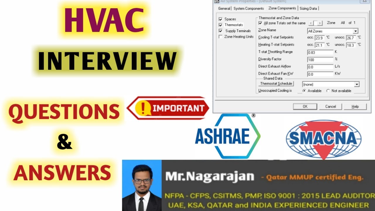 HVAC Important Interview Questions and Answers l Must Watch Video for ...