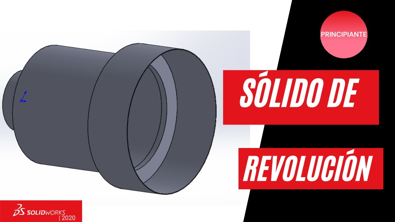Sólido de Revolución - Vaciado sencillo || Solidworks 2020 - YouTube